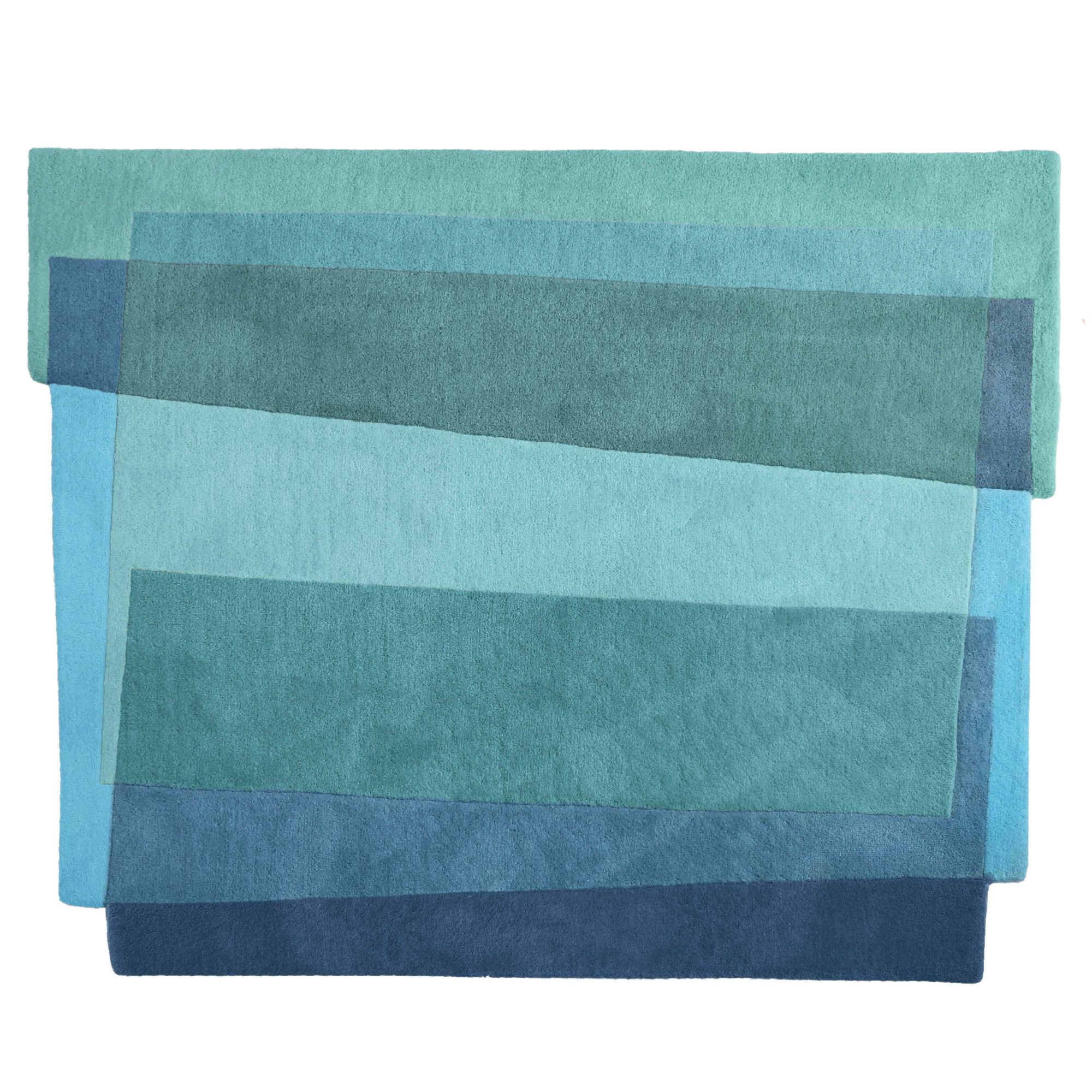 Teal Rug - Aqua Teal Sea | Sonya Winner Rugs Studio