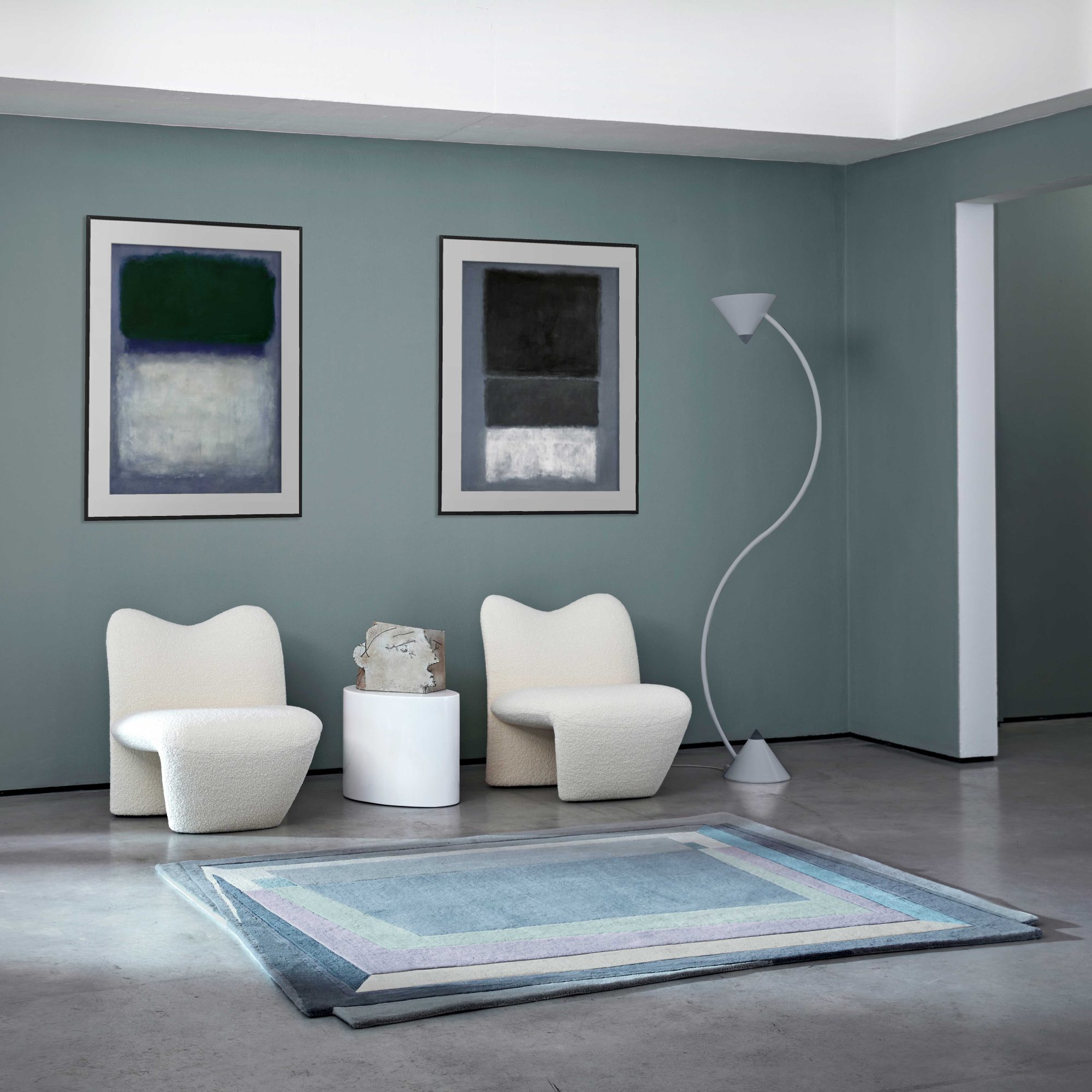 Rothko-esque Grey Rug | Sonya Winner Contemporary Rugs