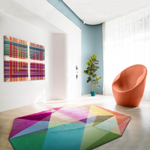 Prism Pastels Irregular Rug - Sonya Winner Vibrant Contemporary Rugs