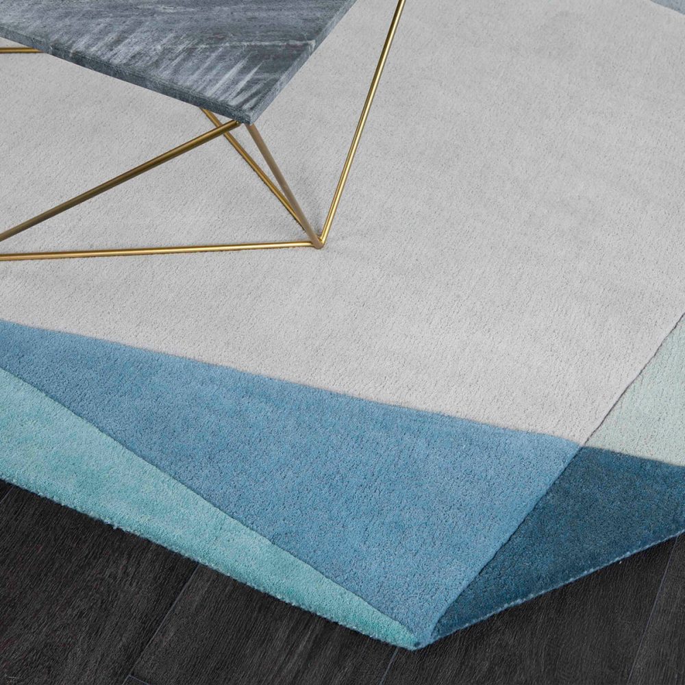 Jewel Rug (Aqua Glass) - Sonya Winner Vibrant Contemporary Rugs