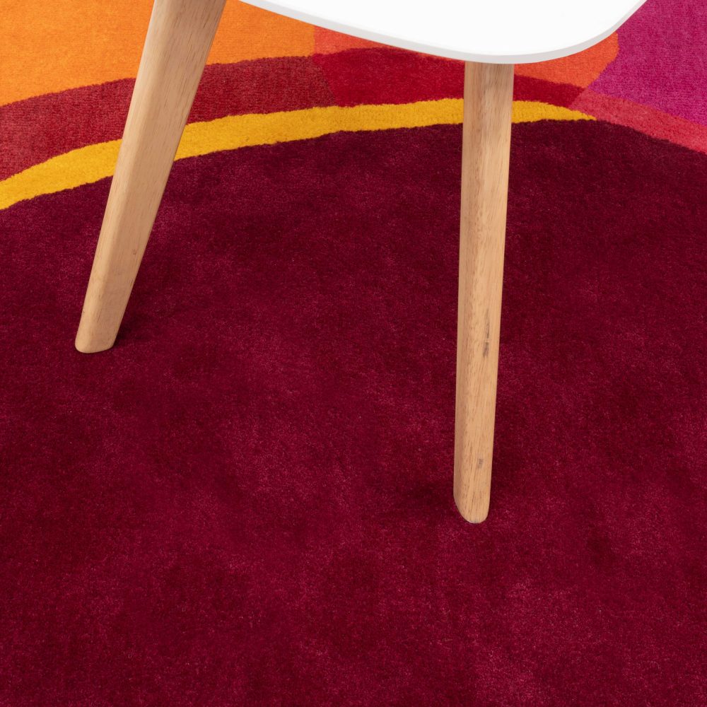 Round Rug - Deep Sunset | Sonya Winner Contemporary Rugs