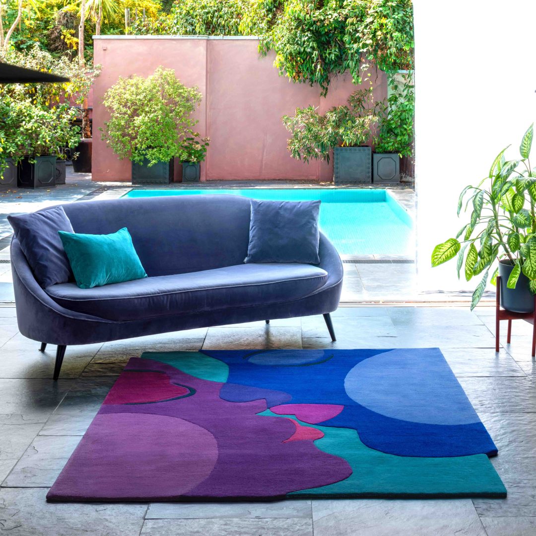 Dusk Rug (Square) - Sonya Winner Vibrant Contemporary Rugs