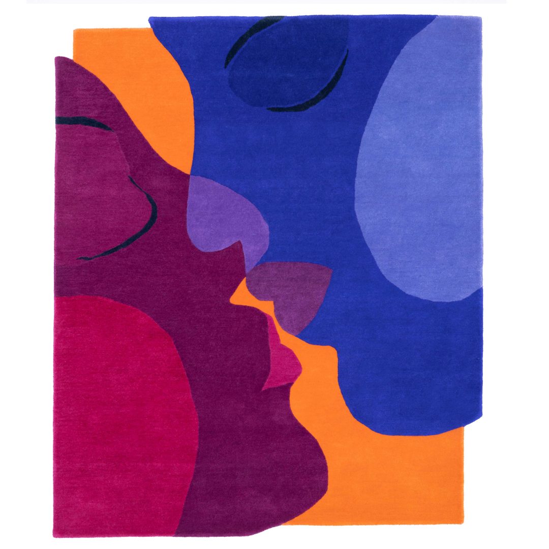 Antelope Canyon Mist - Grey Designer Rug | Sonya Winner Studio