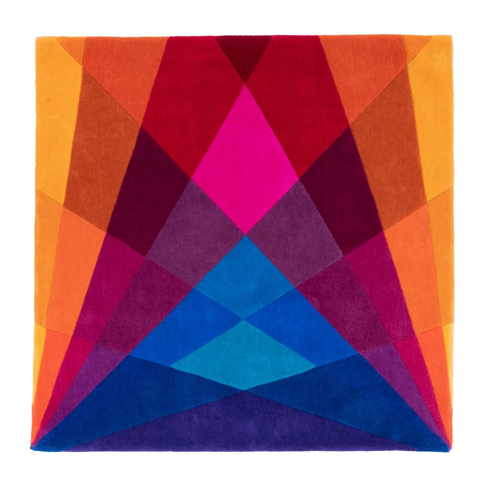 Rainbow Rug Square - Luxury Rugs UK | Sonya Winner Studio