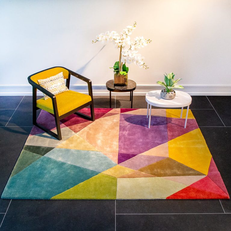 Geometric Rug - Prism Vibrant Rectangle | Sonya Winner Rugs Studio