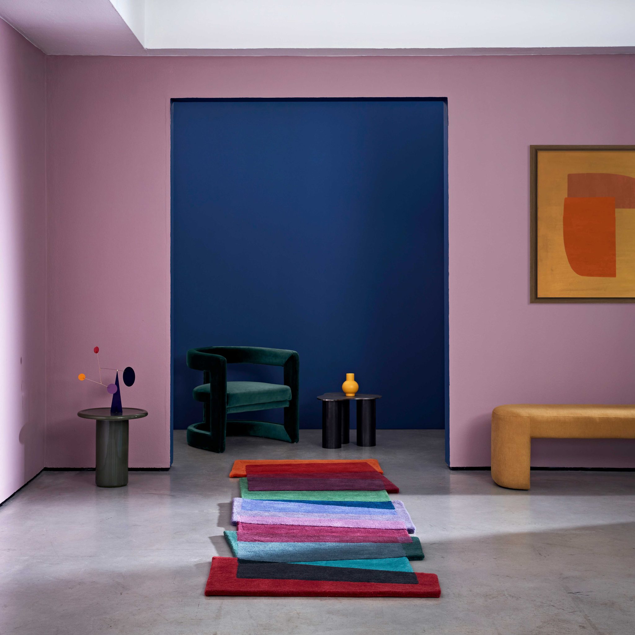 Magic Stepping Stones (Deep) Runner - Sonya Winner Vibrant Contemporary ...