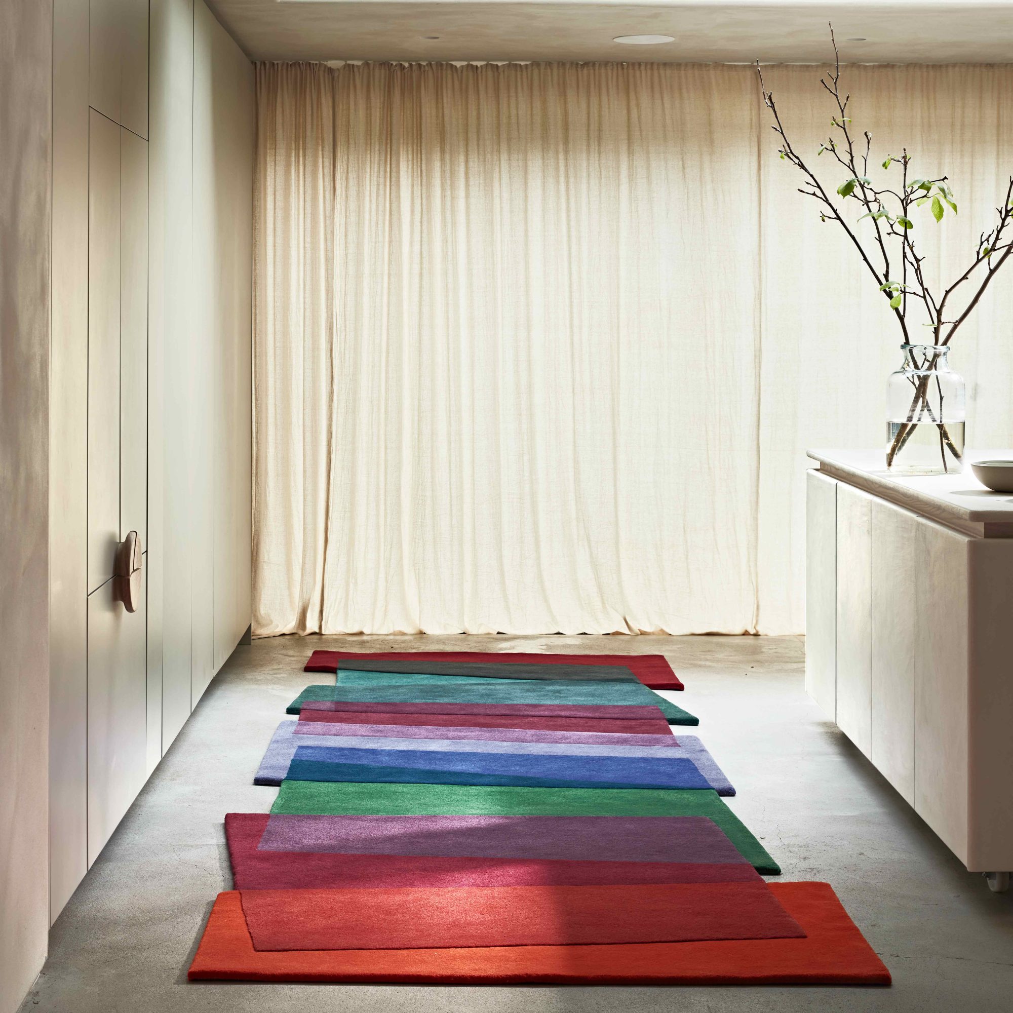 Magic Stepping Stones (Deep) Runner - Sonya Winner Vibrant Contemporary ...