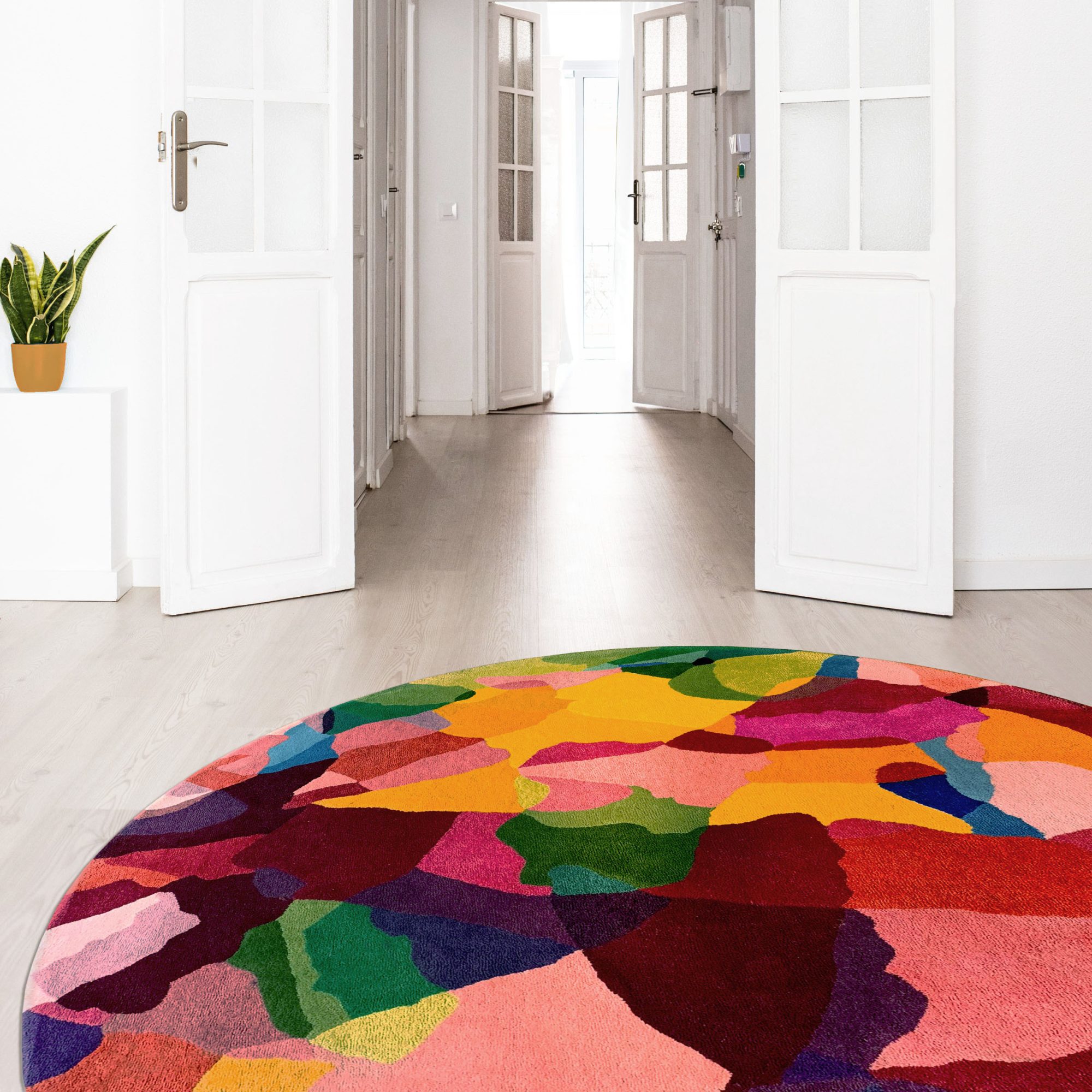 Rosie Circular Rug - Sonya Winner Vibrant Contemporary Rugs