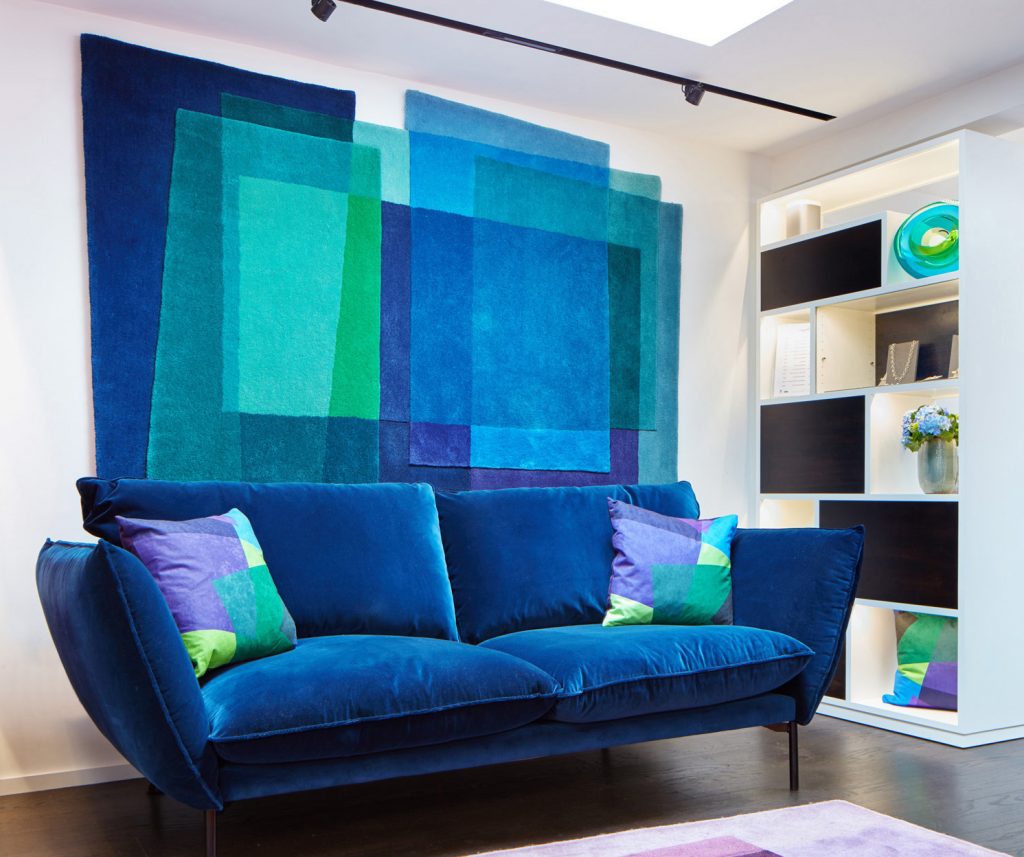 Using Designer Rugs as Wall Hangings - Sonya Winner Vibrant ...
