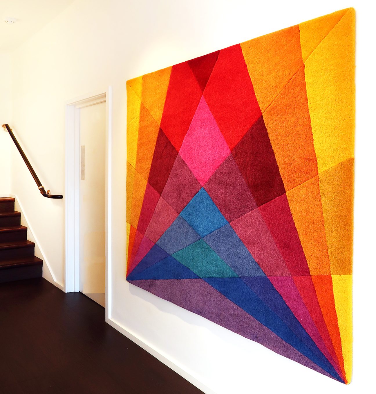 Using Designer Rugs as Wall Hangings - Sonya Winner Vibrant ...
