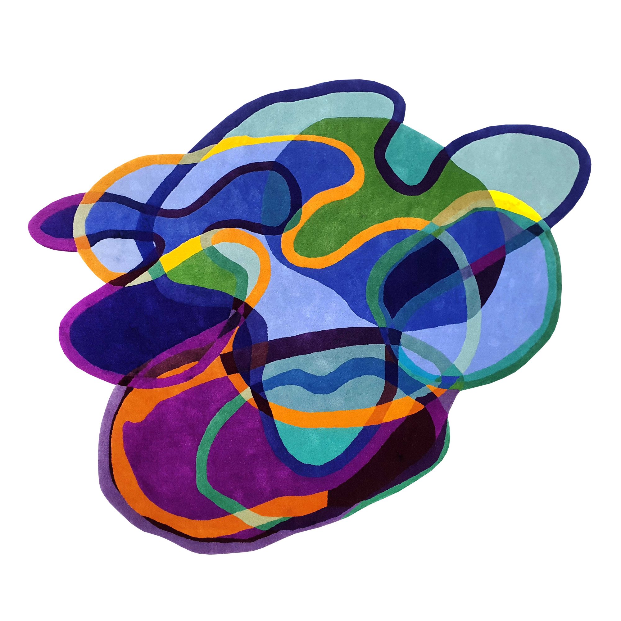 The Scribble Ink Rug - Sonya Winner Vibrant Contemporary Rugs